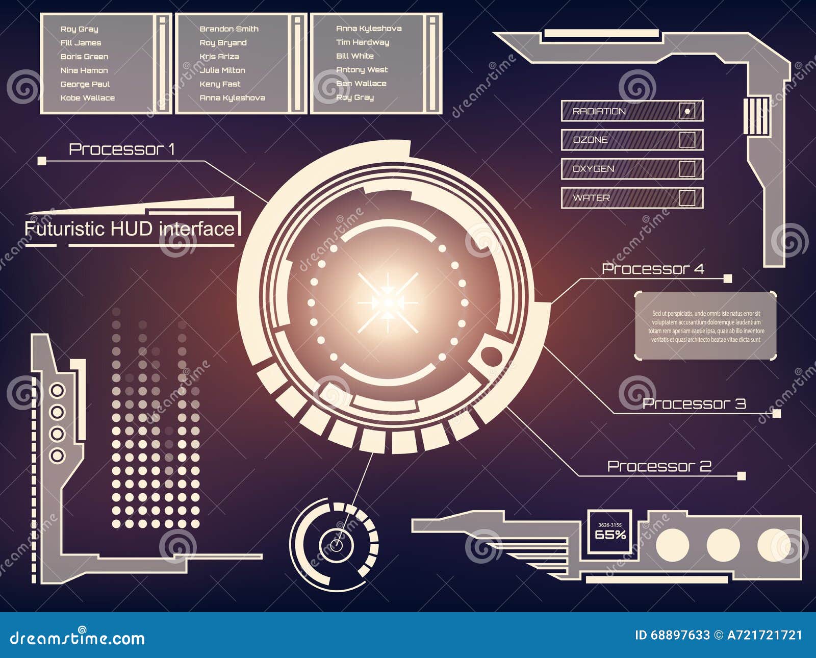Abstract Future, Concept Vector Futuristic Blue Virtual Graphic Touch ...