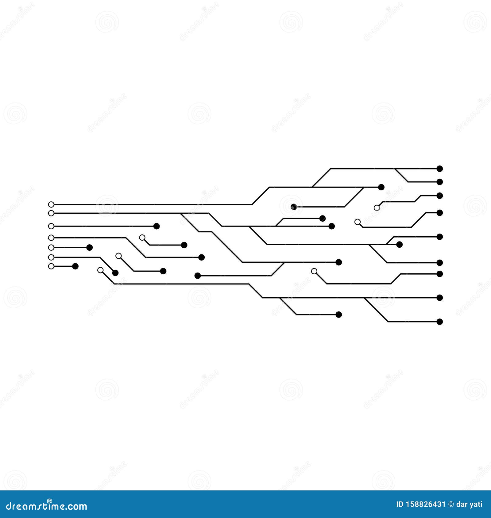 Abstract Future Digital Science Technology Stock Vector - Illustration ...