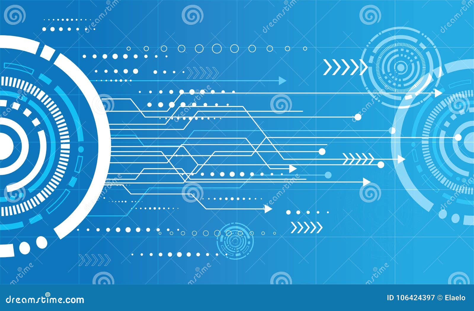 Abstract Future Science Technology Concept Stock Illustration ...
