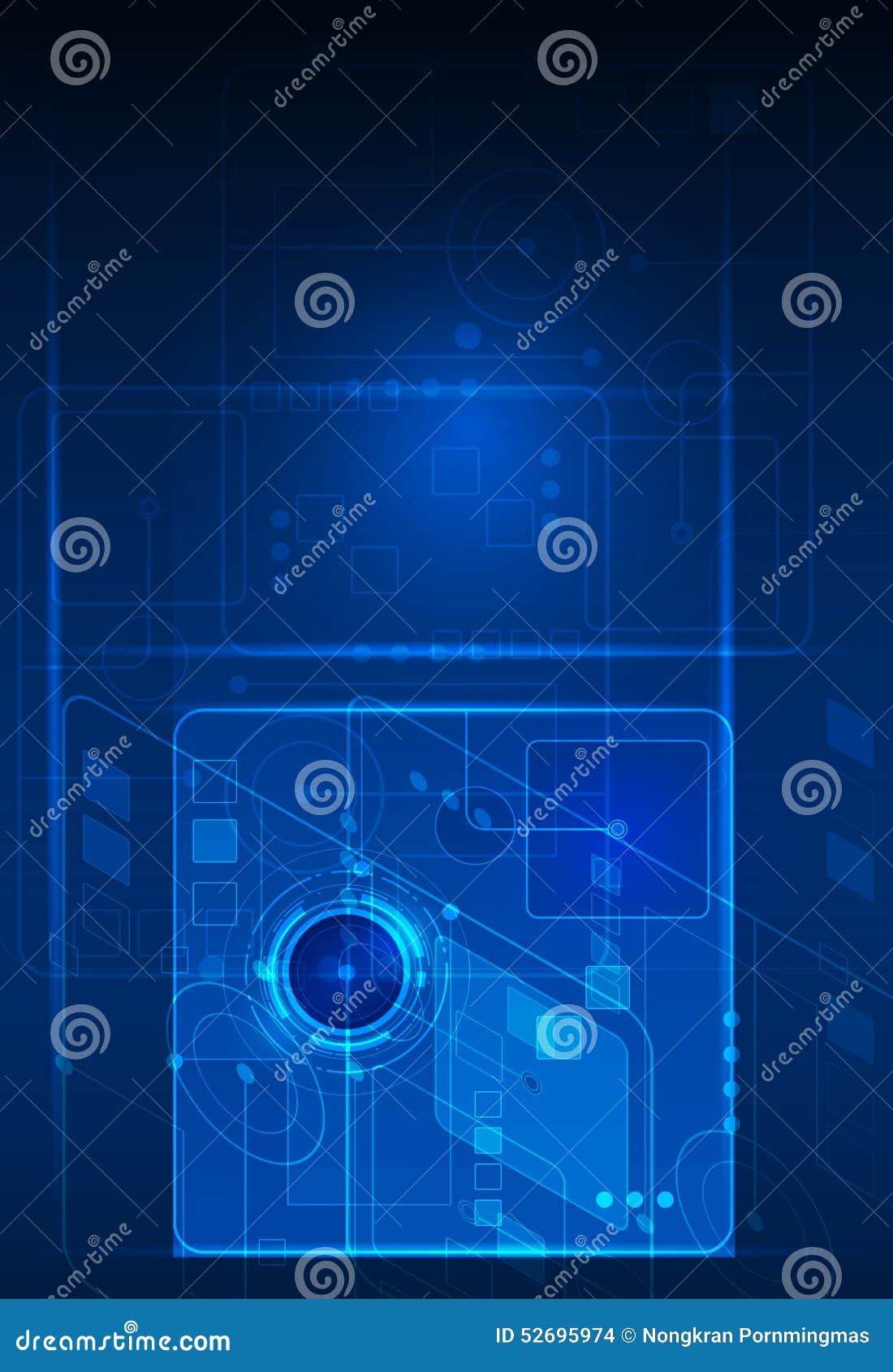 Abstract Future Digital Science Technology Concept Stock Vector ...
