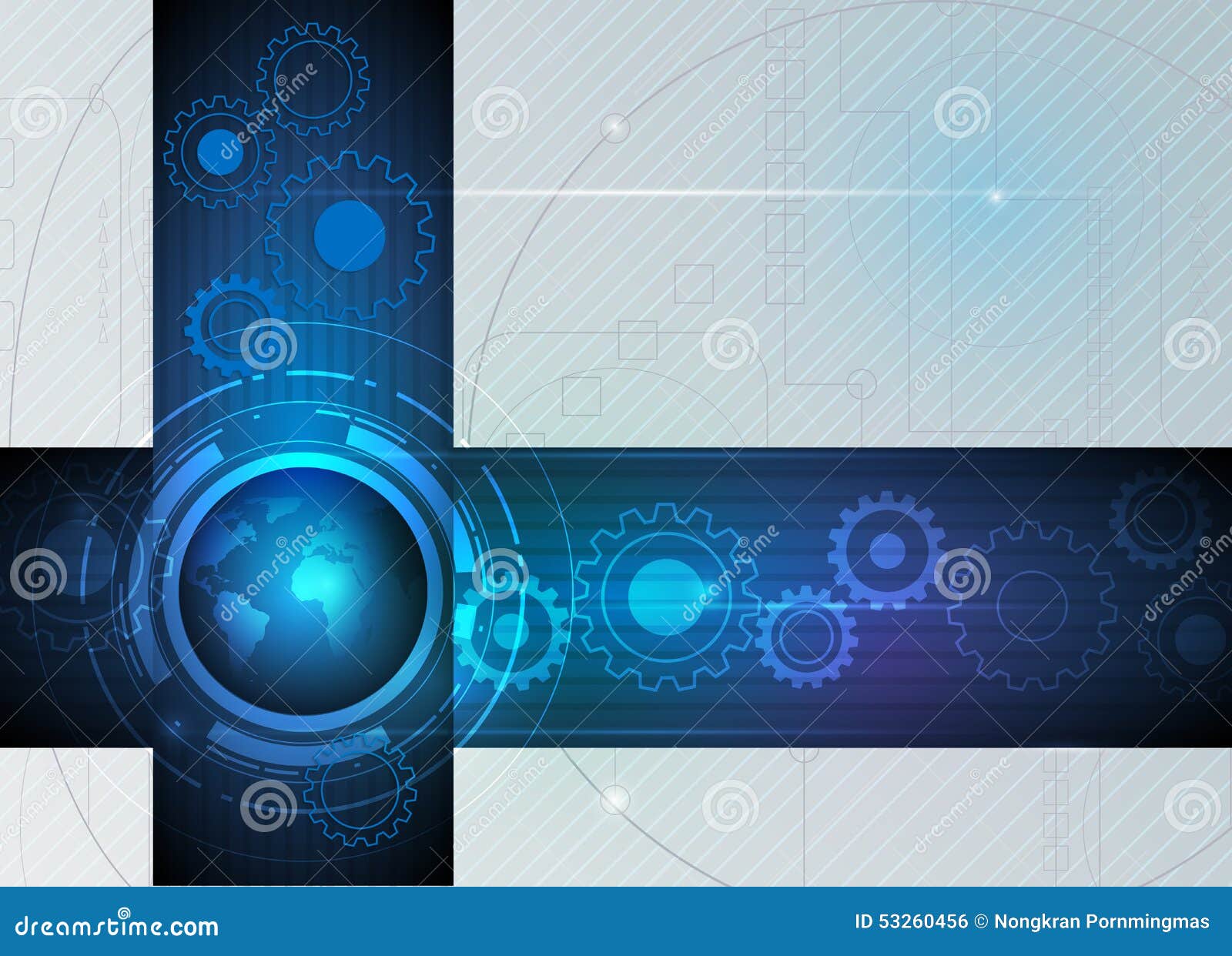 Abstract Future Digital Science Technology Concept Stock Vector ...
