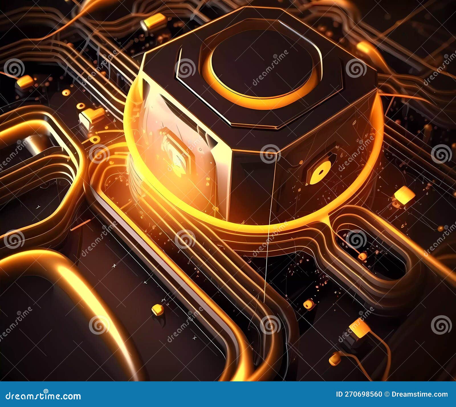 Abstract Future Internet Technology Network Concept Background Stock ...