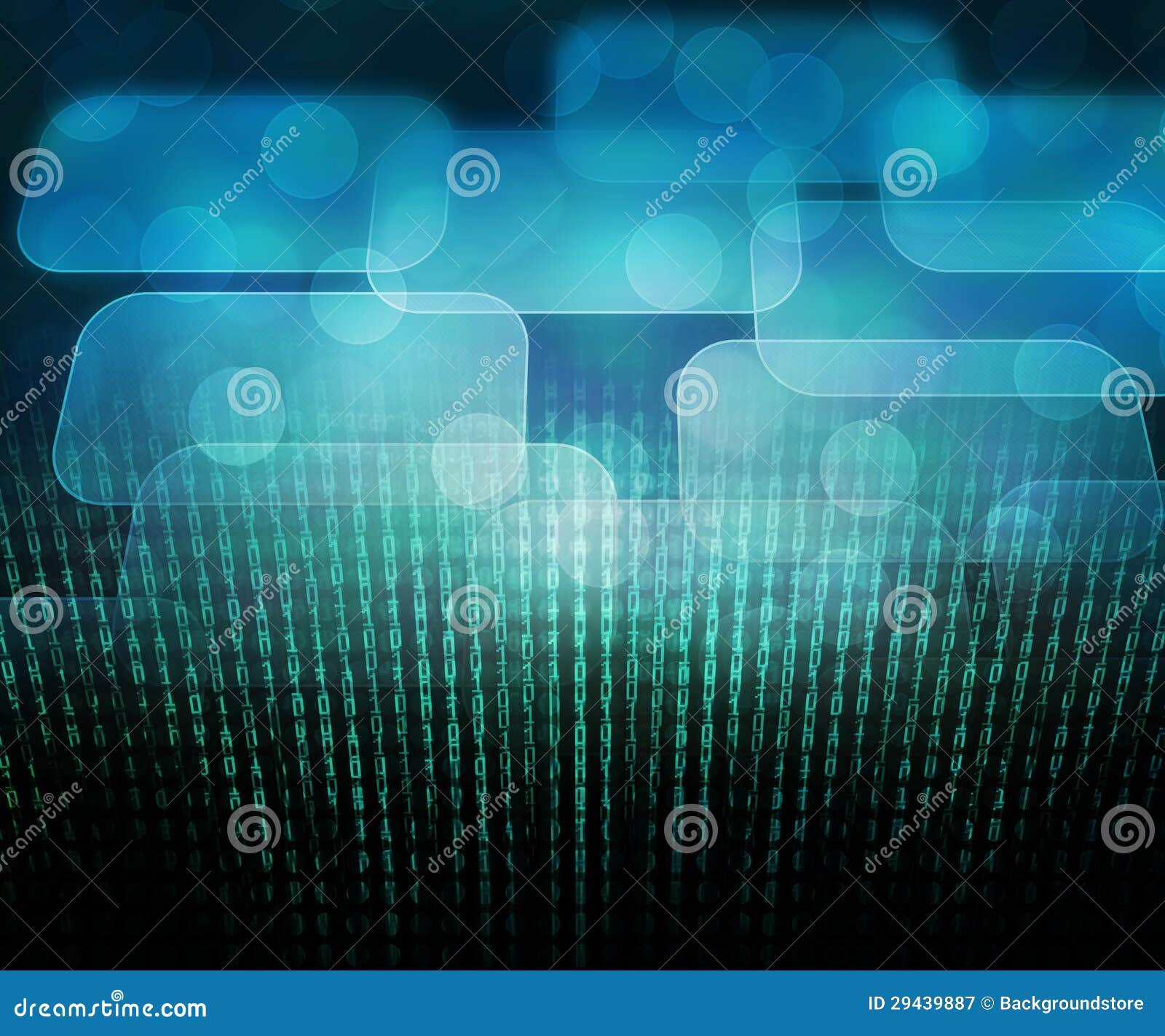 Abstract Future Science Background Blue Texture Stock Illustration ...