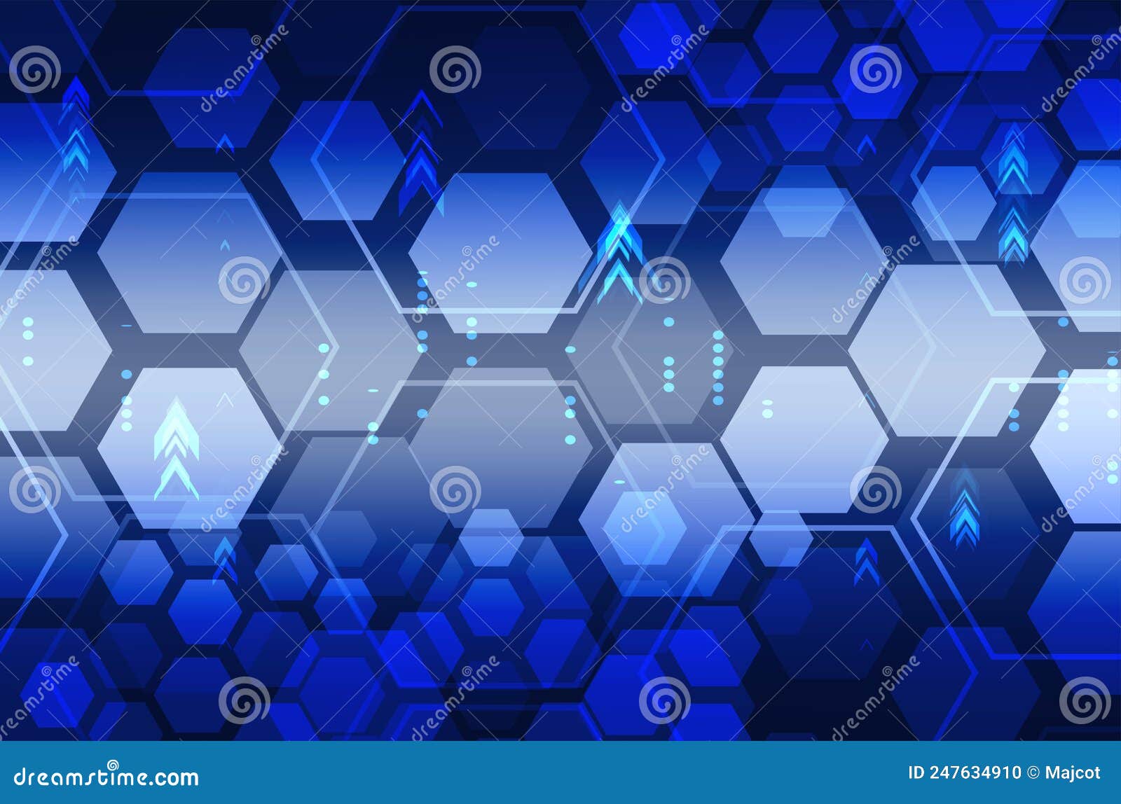 Abstract Future Technology Background Stock Vector - Illustration of ...