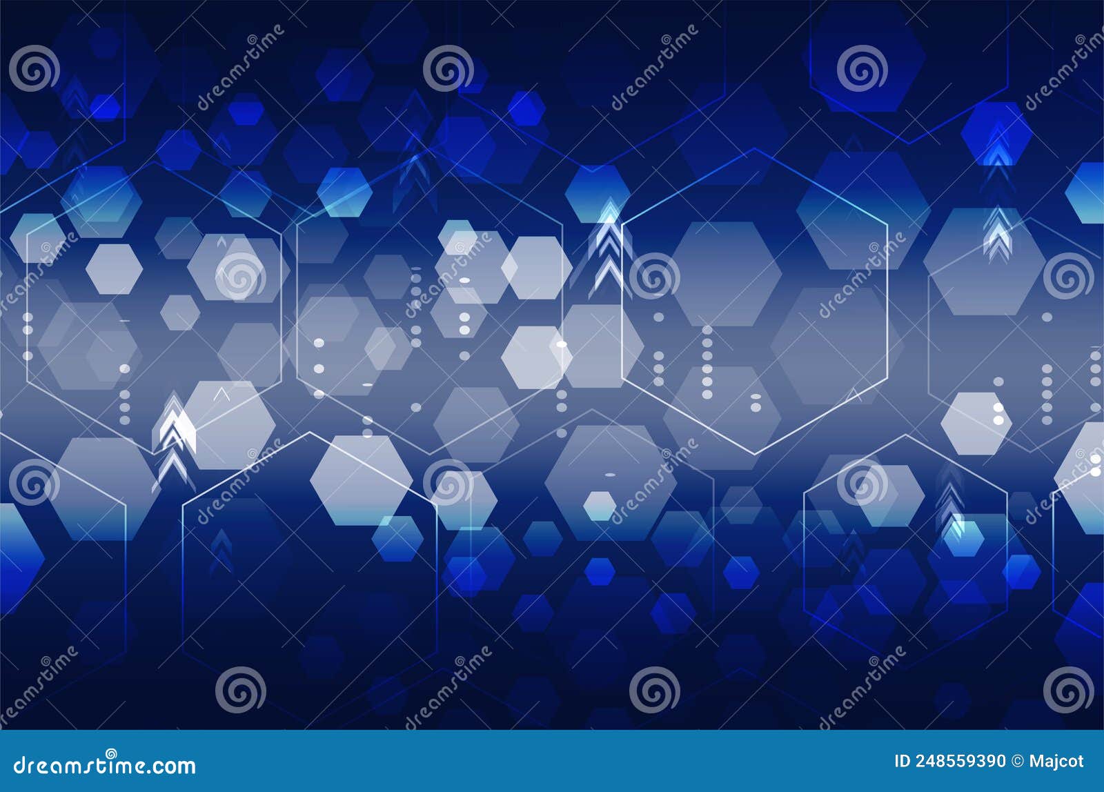 Abstract Future Technology Background Stock Vector - Illustration of ...