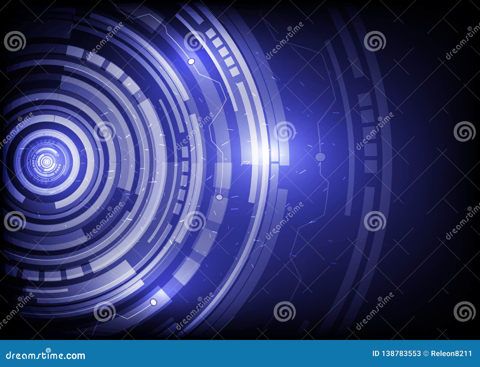 Abstract Future Technology Concept Background Stock Vector ...