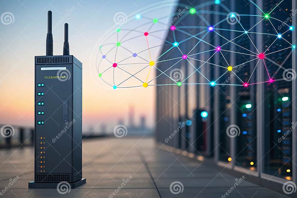 Abstract Future Technology Telecoms Background, Illustration Innovation ...