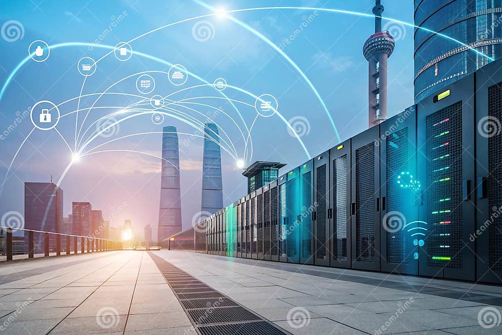 Abstract Future Technology Telecoms Background, Illustration Innovation ...