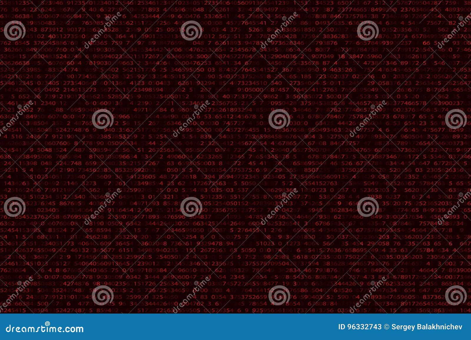 Red Qr Code On The Black Qr Codes Background Royalty-Free Cartoon ...