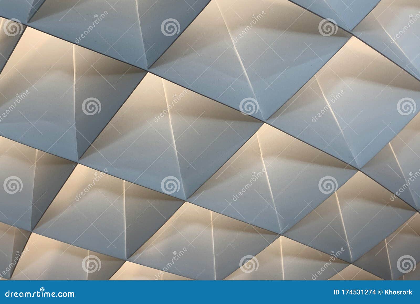 Abstract Futuristic Background of Geometric Pattern Stock Photo - Image ...