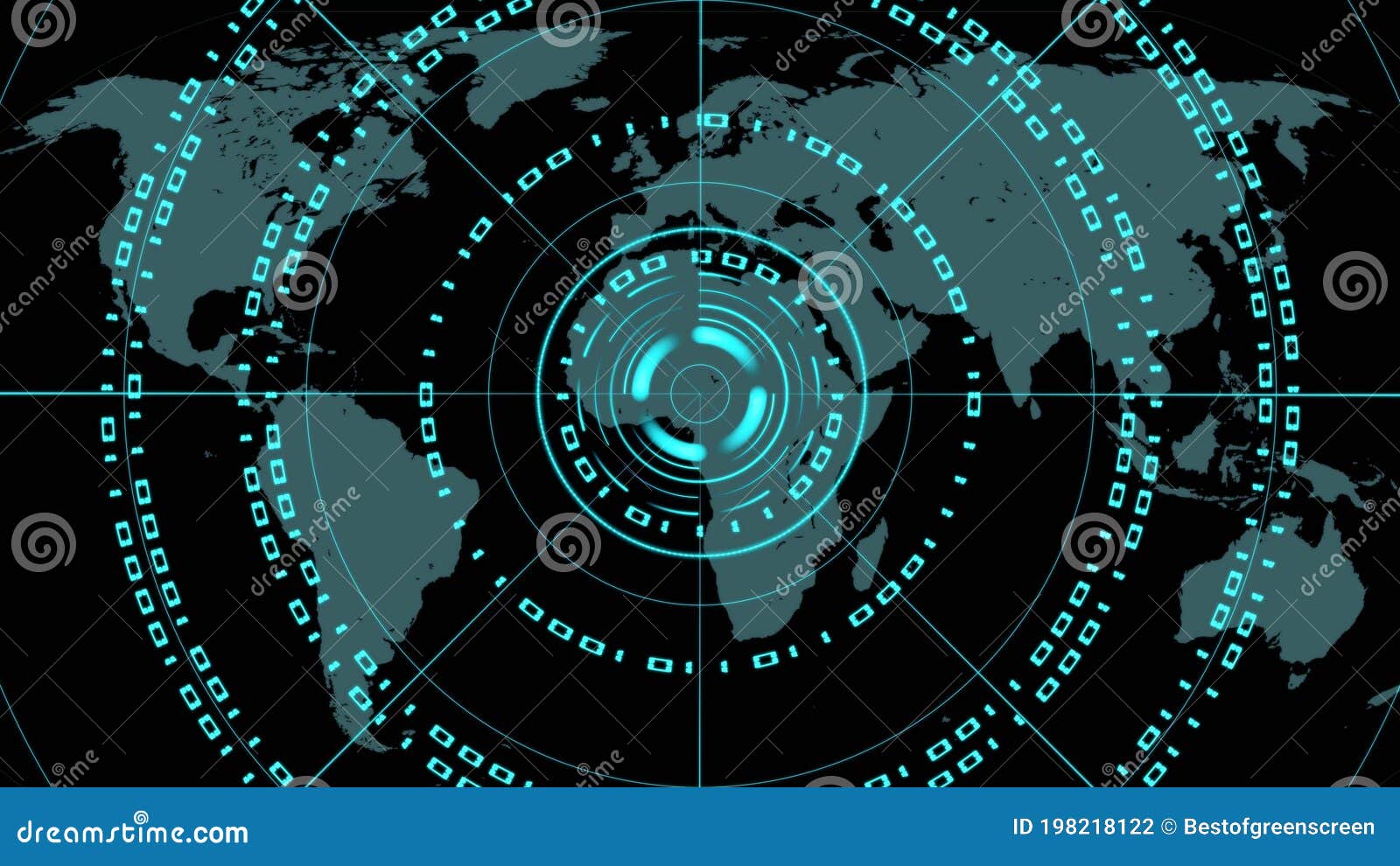 Abstract Futuristic Background of Matrix Style Binary Code Built into HUD Elements - Digital ...