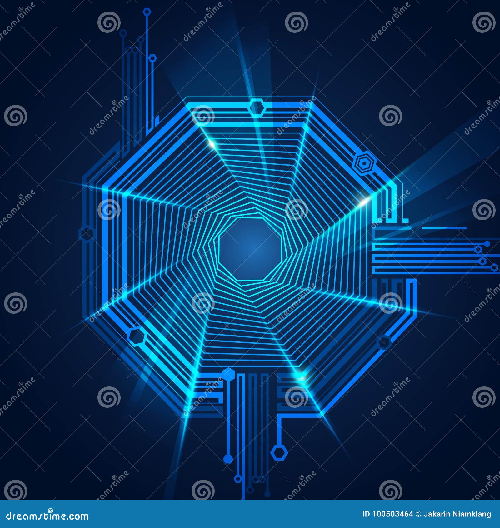 Octagon Abstract stock vector. Illustration of pattern - 100503464