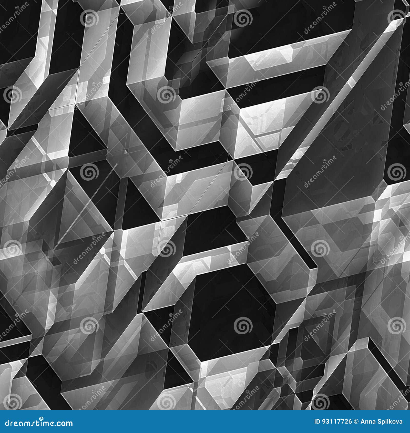 Abstract Futuristic Background of Triangles and Polygons with Modern ...