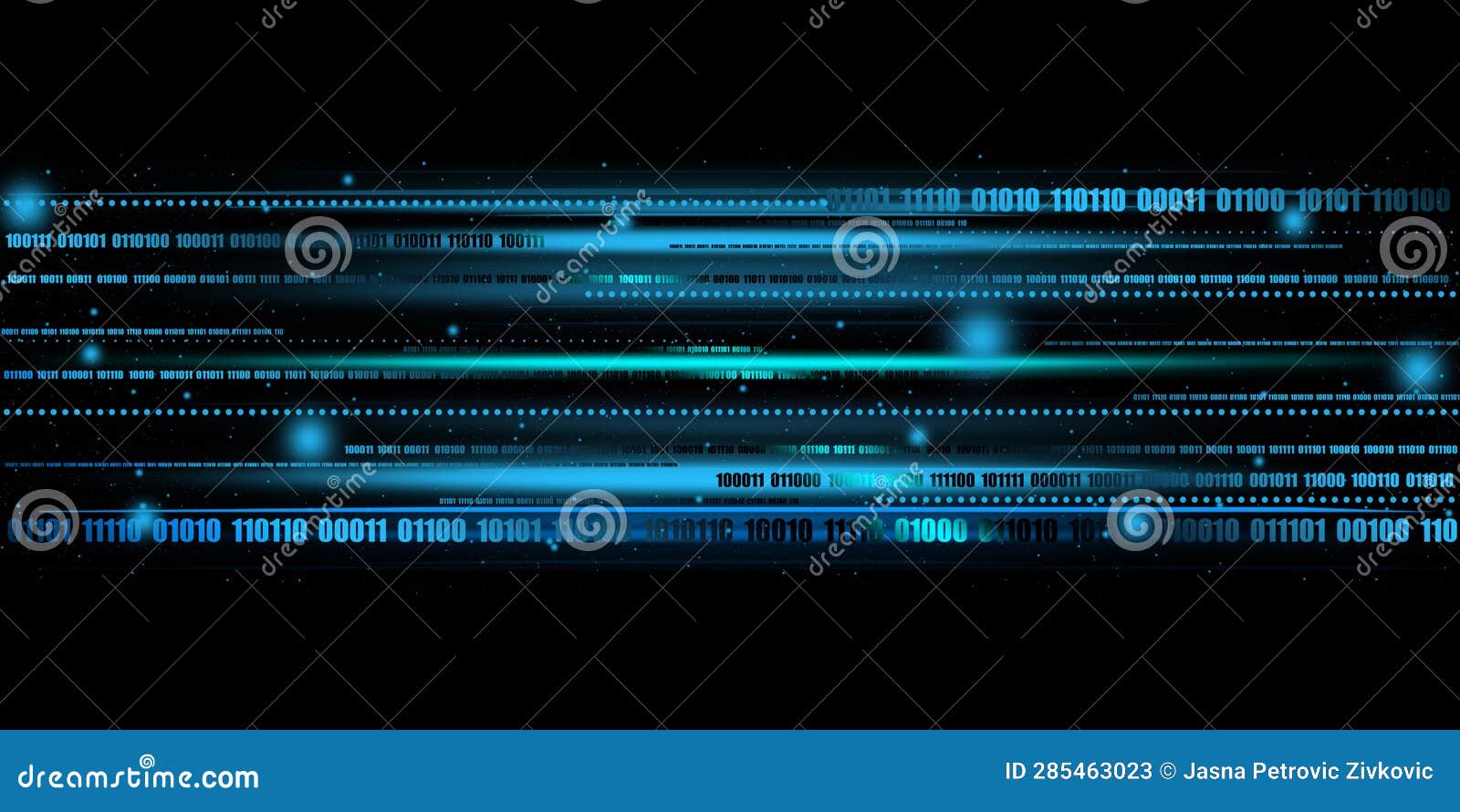 Abstract Futuristic Blue Electronic Circuit Technology Background Stock ...