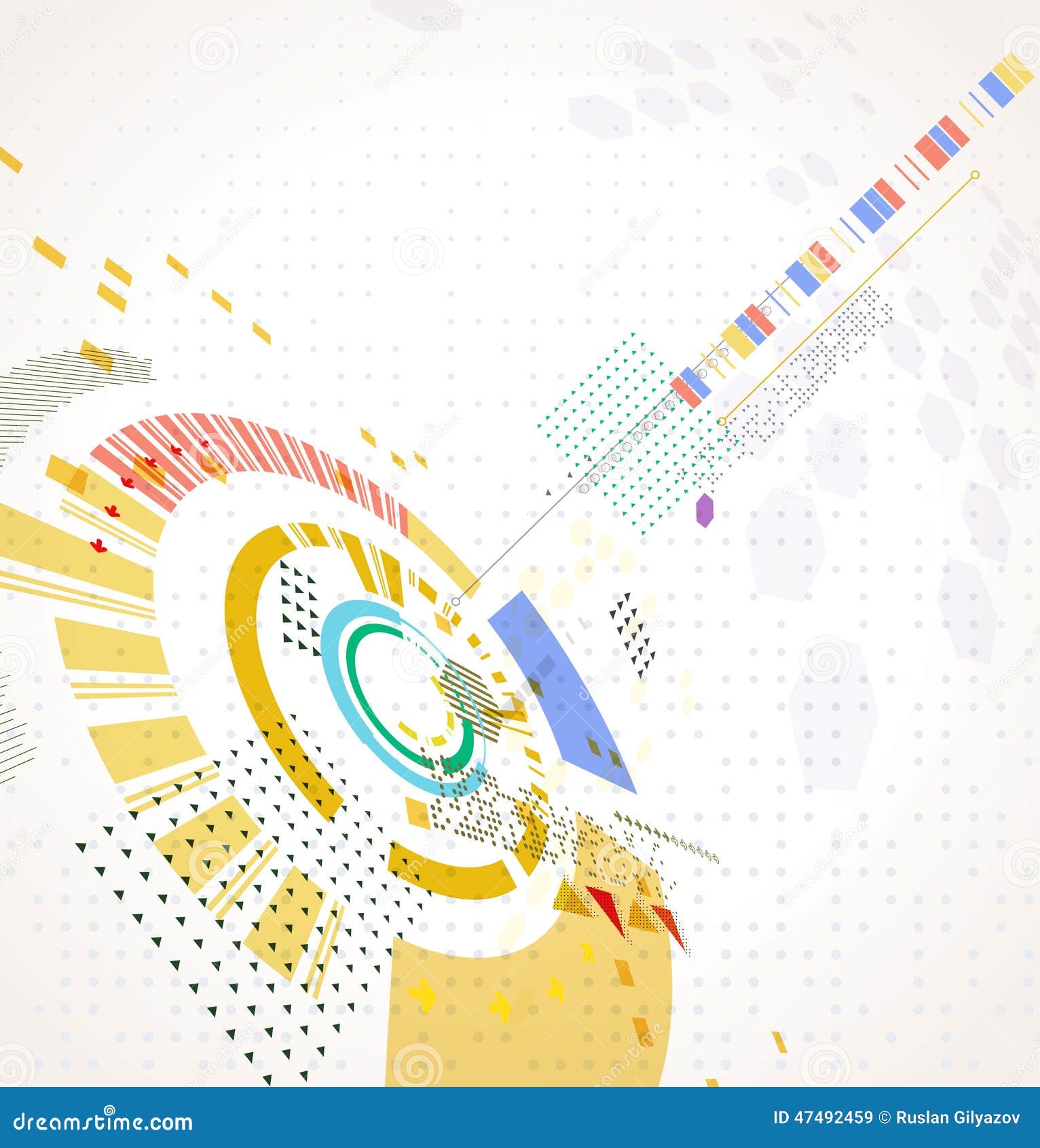 Futuristic Business Charts. Isometric Infographic Analysis Symbols ...