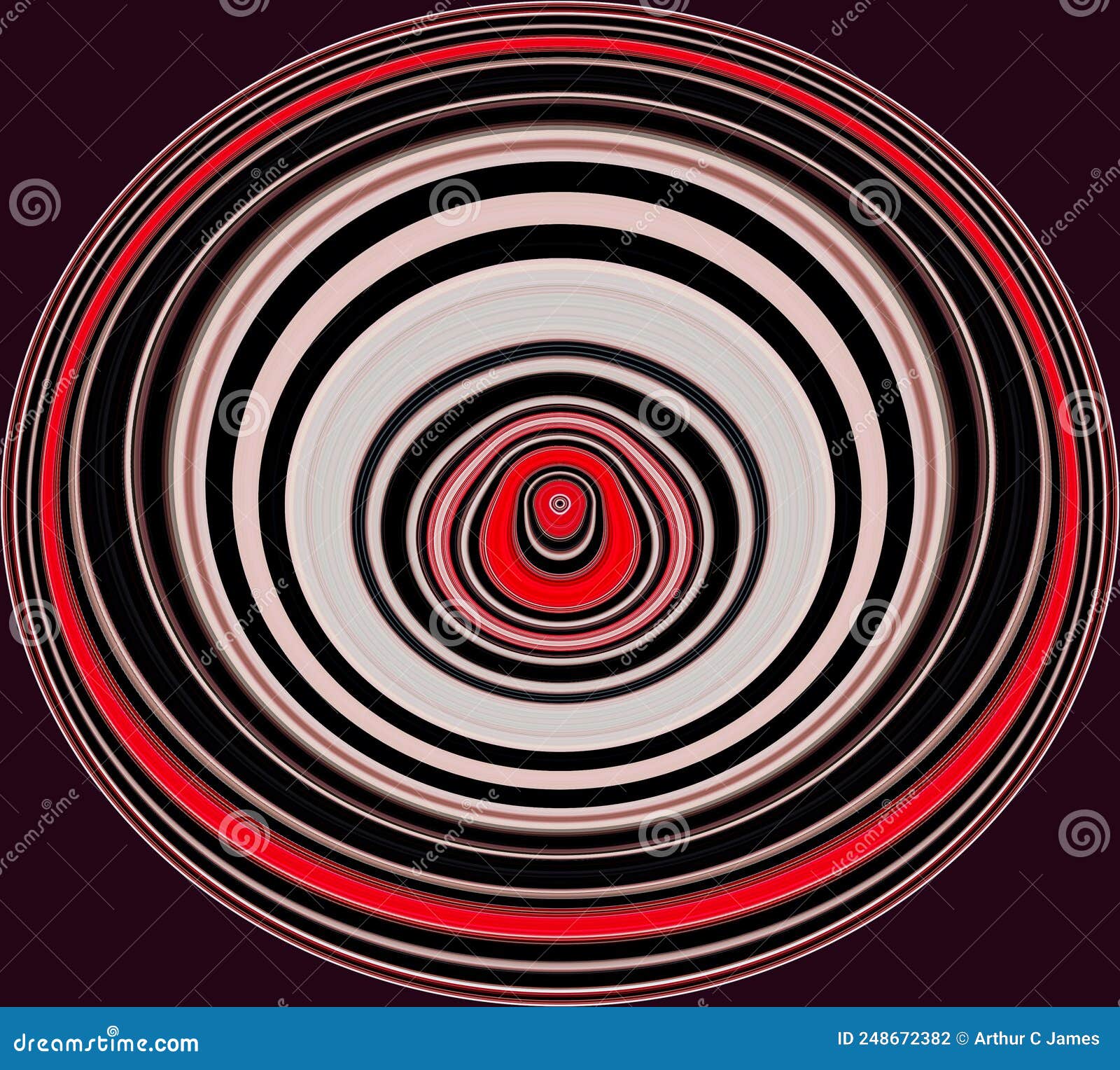 Abstract Futuristic Circle Pattern Digital Art Design Stock ...