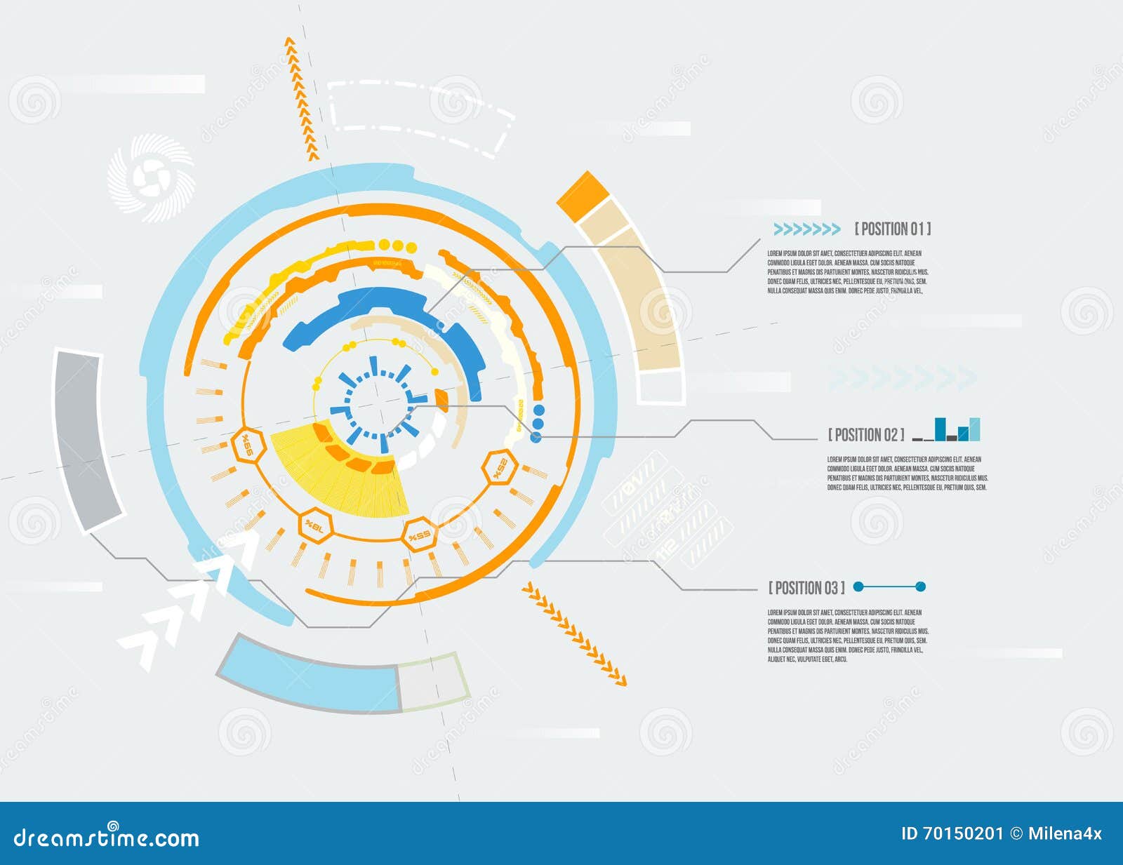 Abstract Futuristic Circuit Board, Hi-tech Computer Digital Technology ...
