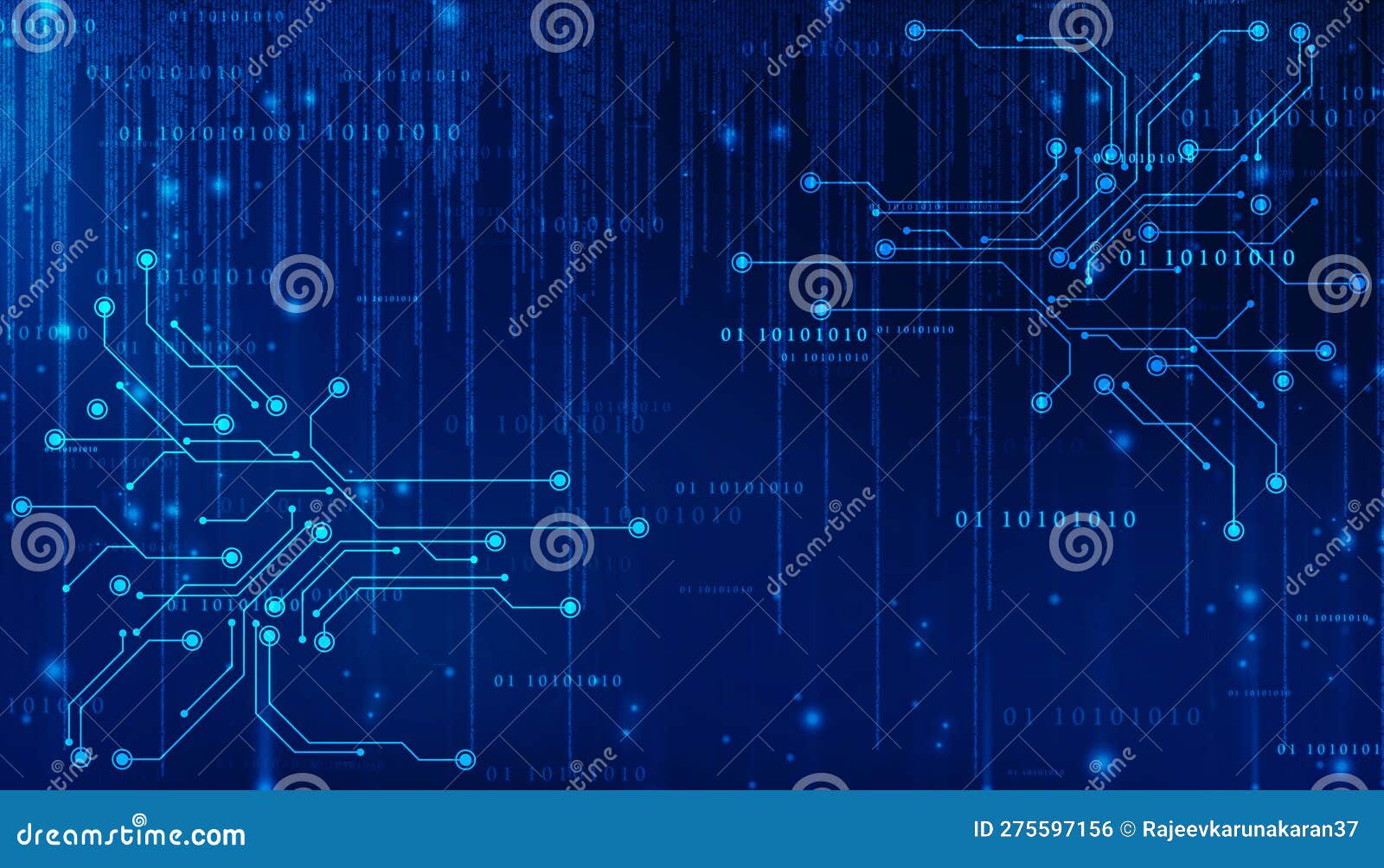 Abstract Futuristic Circuit Board Illustration, Circuit Board with ...