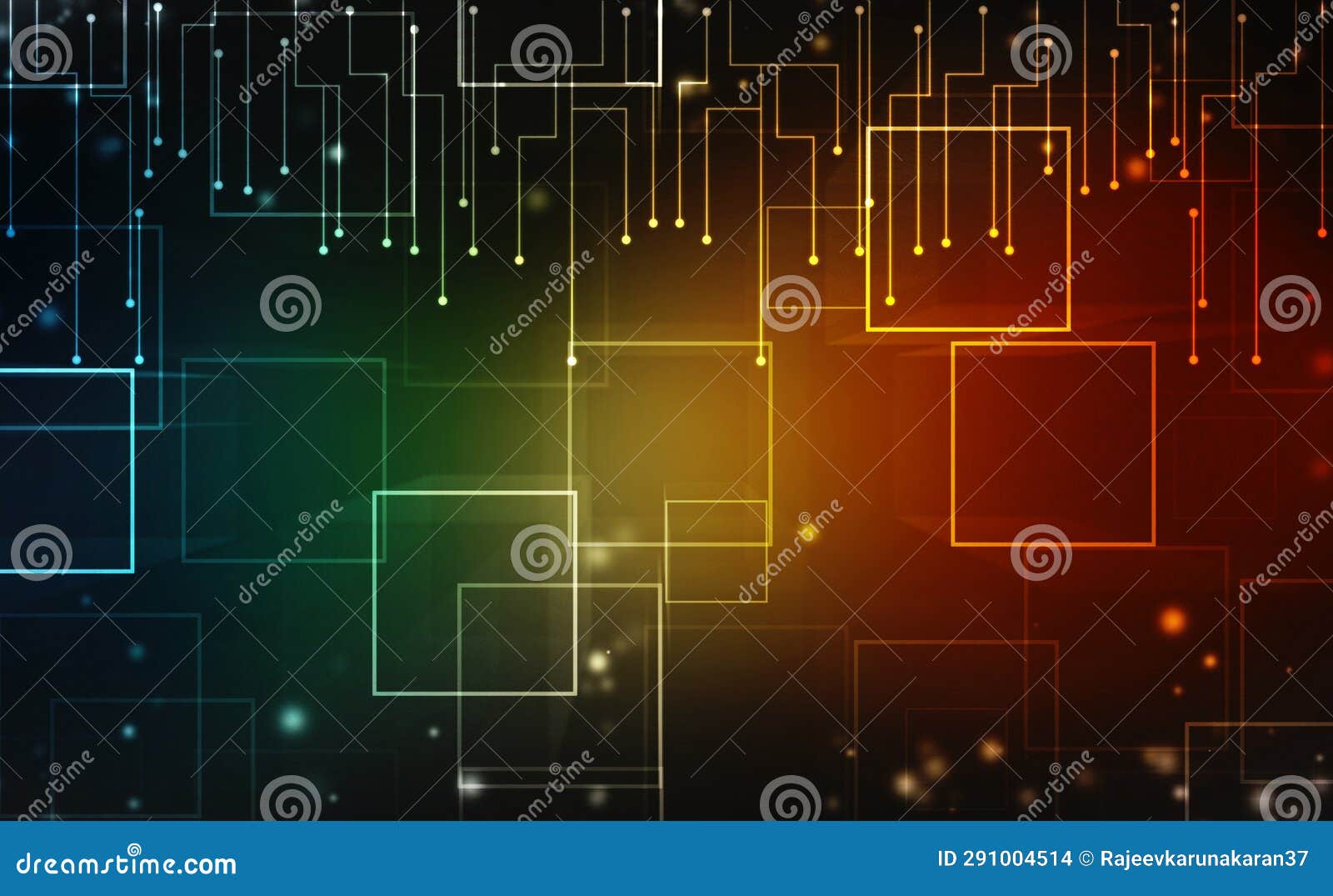 Abstract Futuristic Circuit Board Illustration, Circuit Board with ...