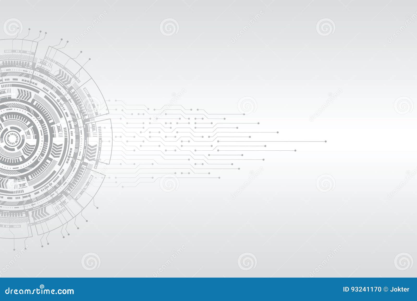 Abstract Futuristic Circuit Board Stock Vector - Illustration of ...