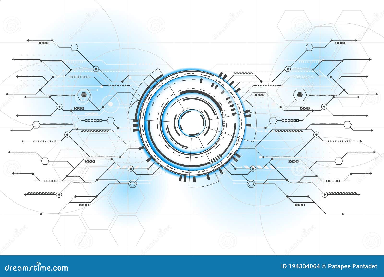 Abstract Futuristic Circuit.connection Line Circuit.vector and ...