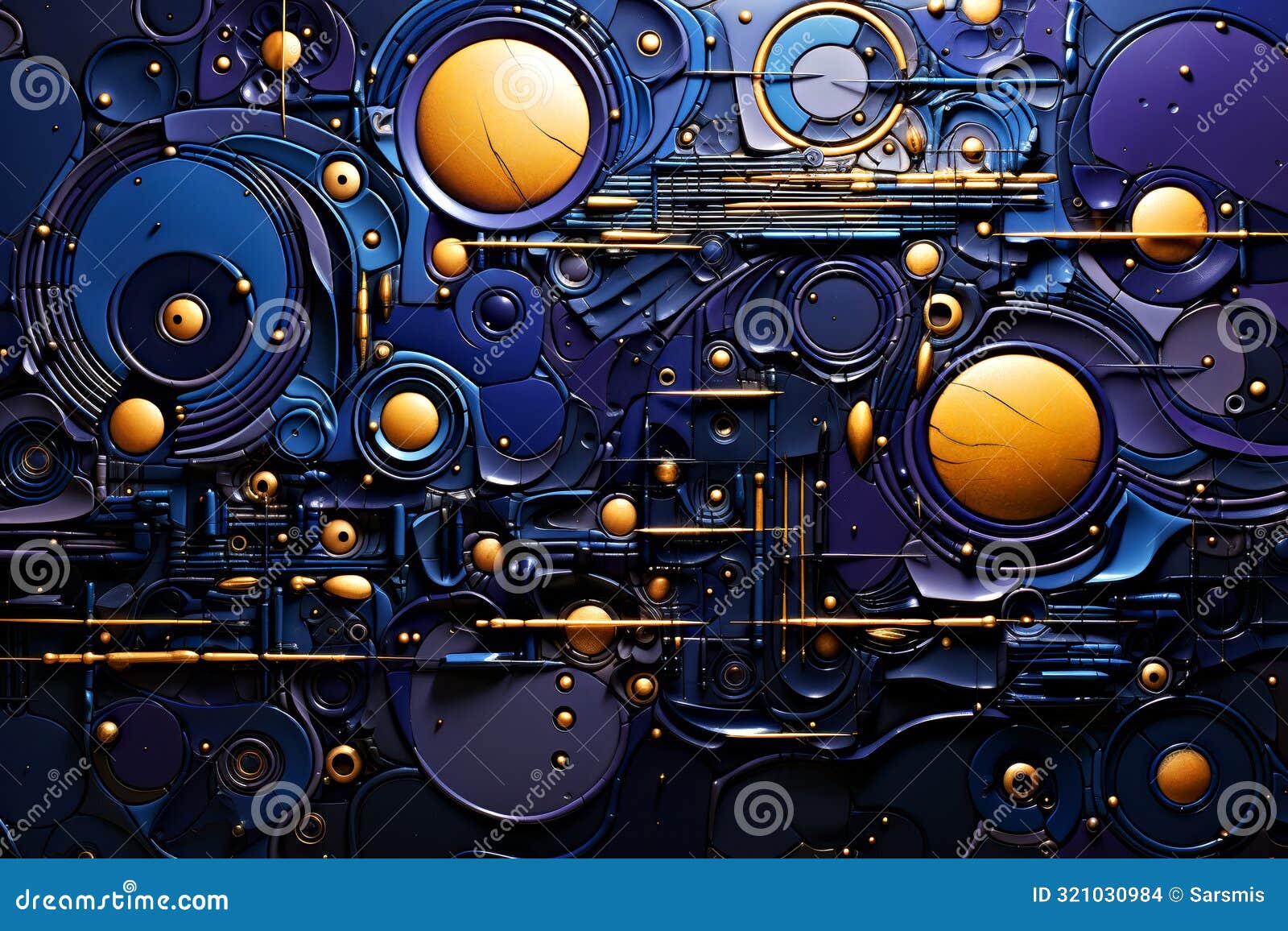 Abstract Futuristic Circuits and Spheres Design for Technology Background and Innovation ...