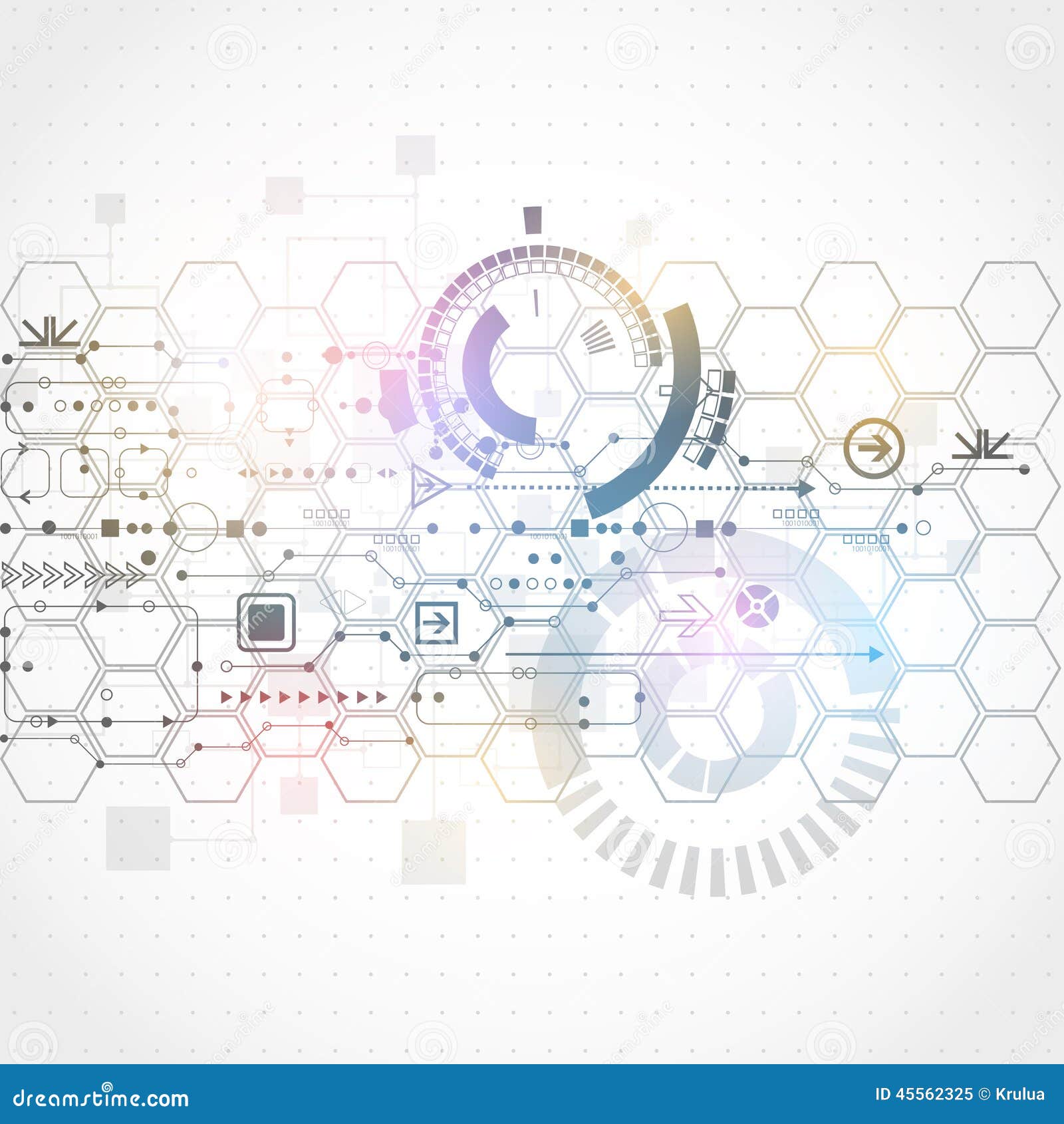 Abstract Futuristic Computer Technology Business Background Stock ...