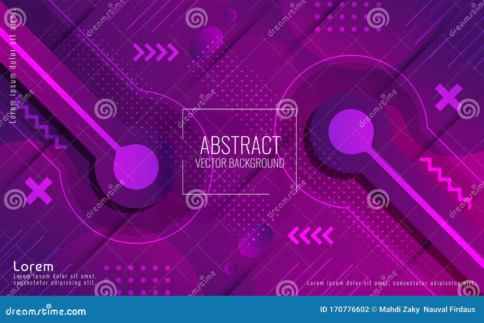 Abstract Futuristic Data Connect Background Gradient Purple Design ...