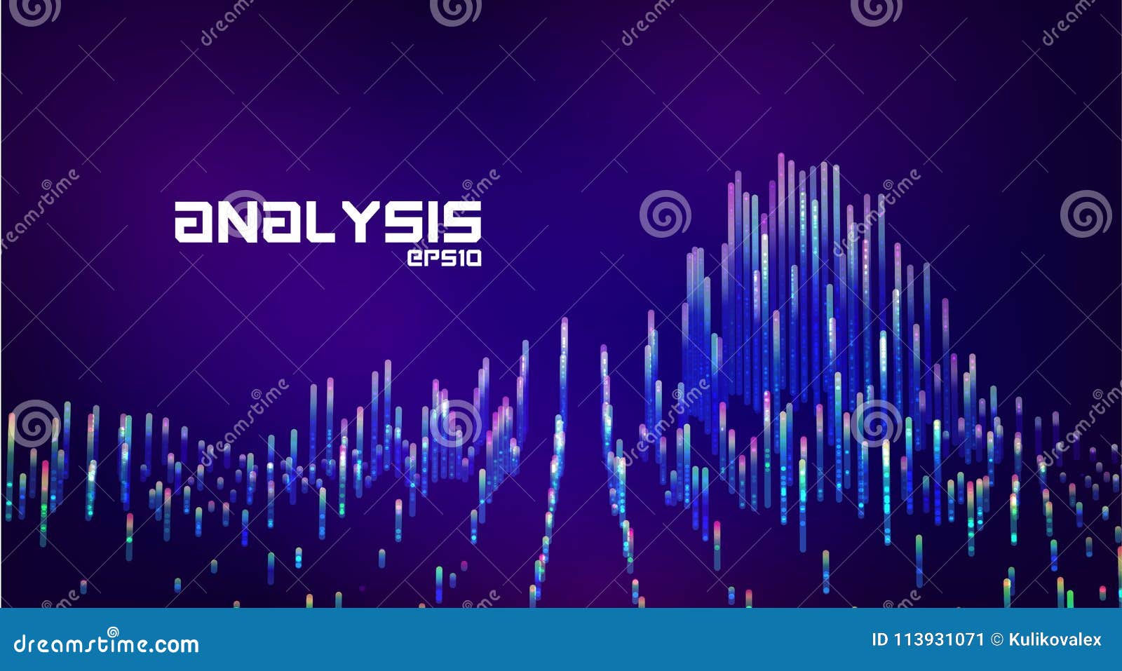 Futuristic Data Analysis Dashboard With Innovative Infographics Stock ...