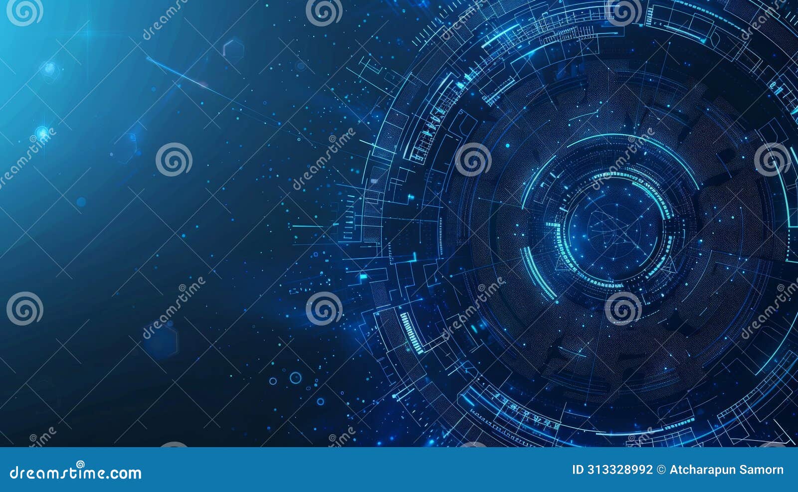 Abstract Futuristic Digital Innovations Background, Generative AI Stock ...