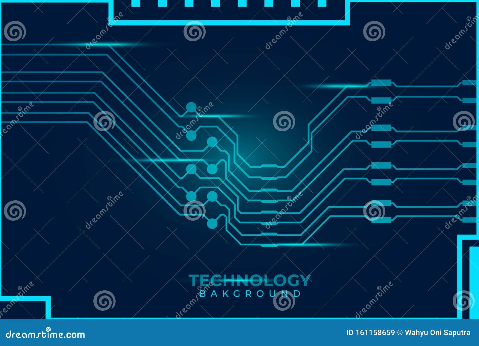 Circuit Board Design Background. Vector Illustration Eps 10 Stock ...