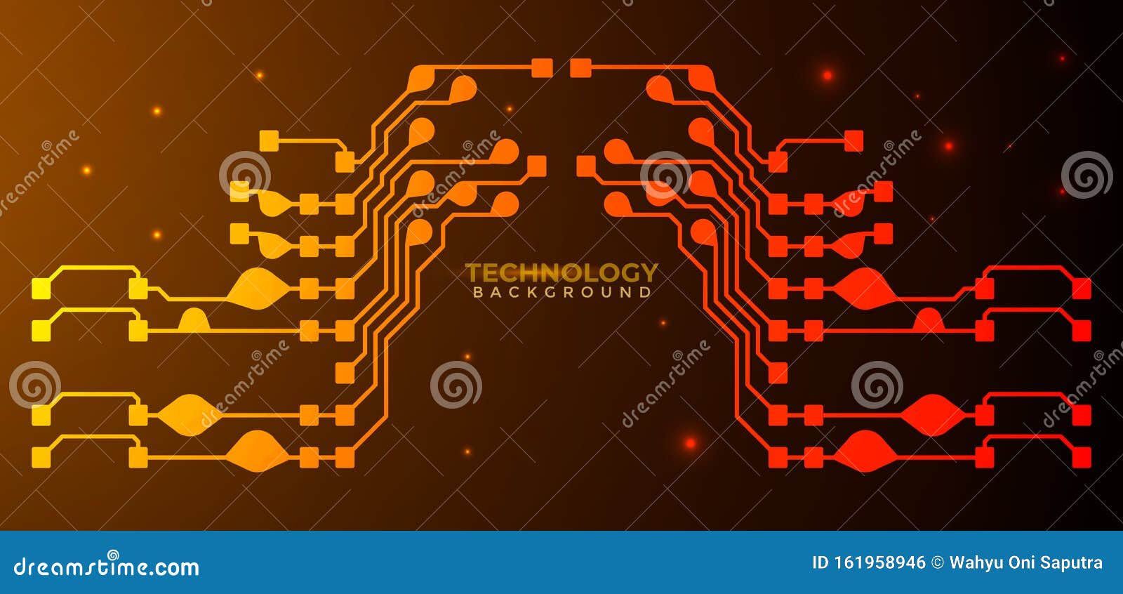 Circuit Board Design Background. Vector Illustration Eps 10 Stock ...