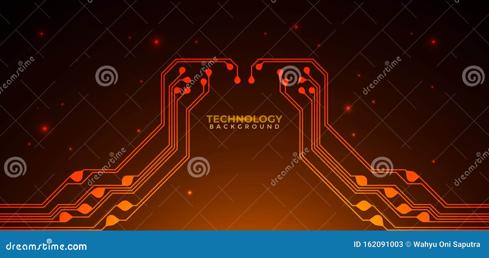 Circuit Board Design Background. Vector Illustration Eps 10 Stock ...