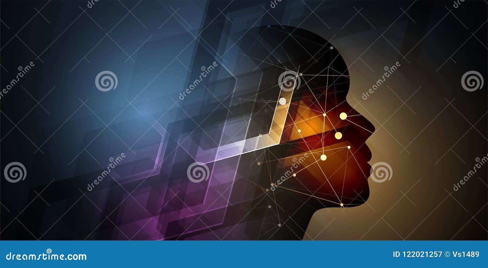 Abstract Futuristic Fade Computer Technology Business Background Stock ...