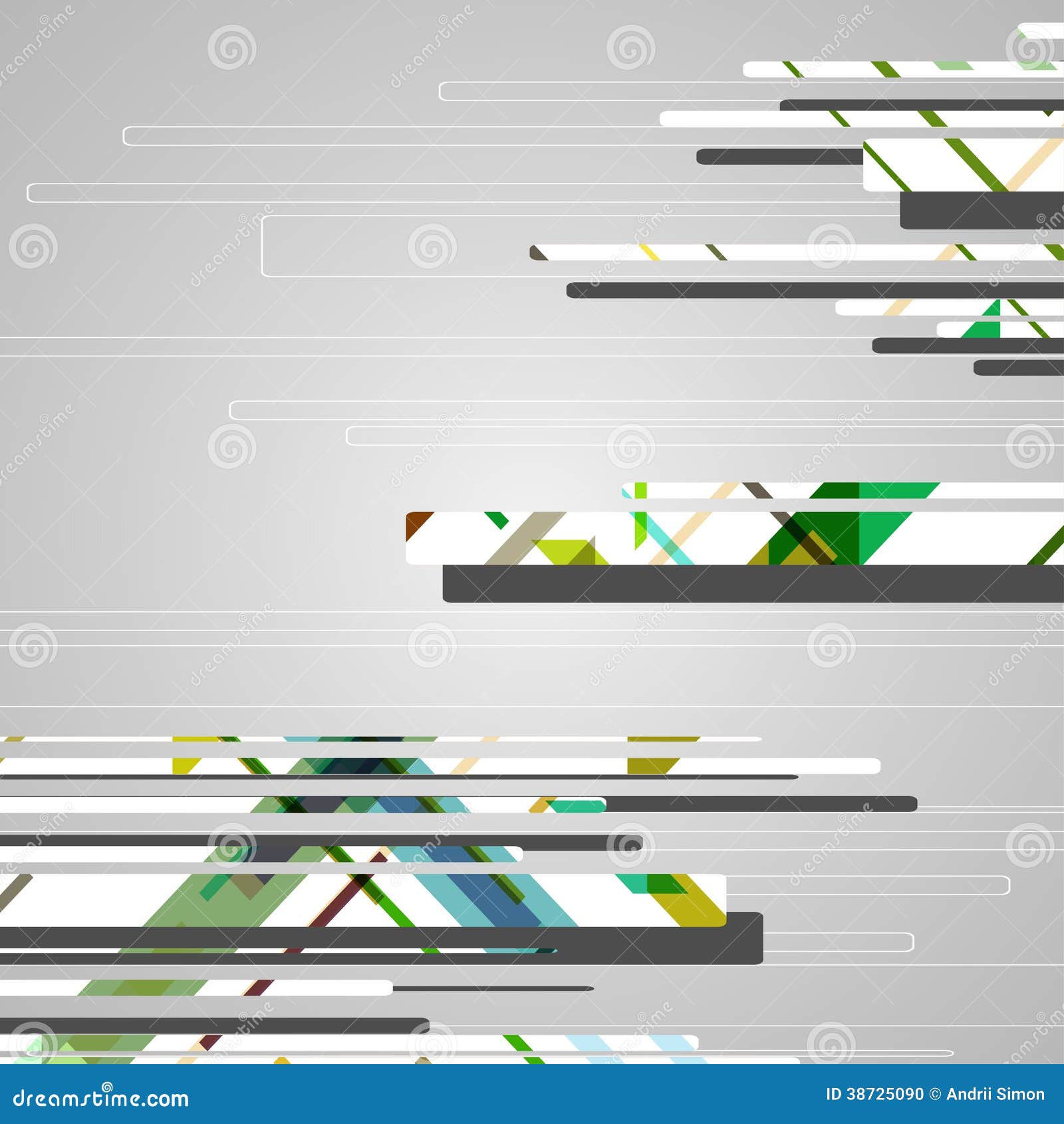 Abstract Futuristic Geometric Shapes Stock Vector - Illustration of ...