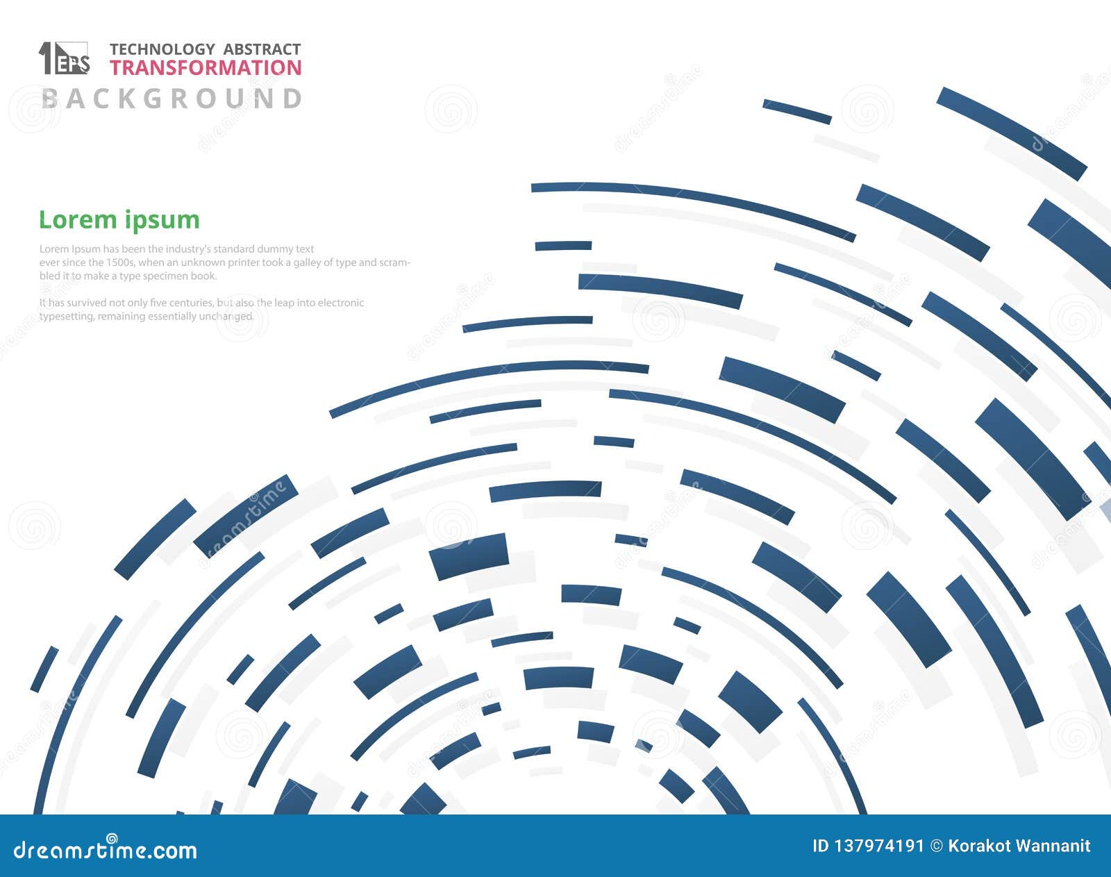 Abstract Futuristic Gradient Blue of Technology Stripe Geometric Line ...