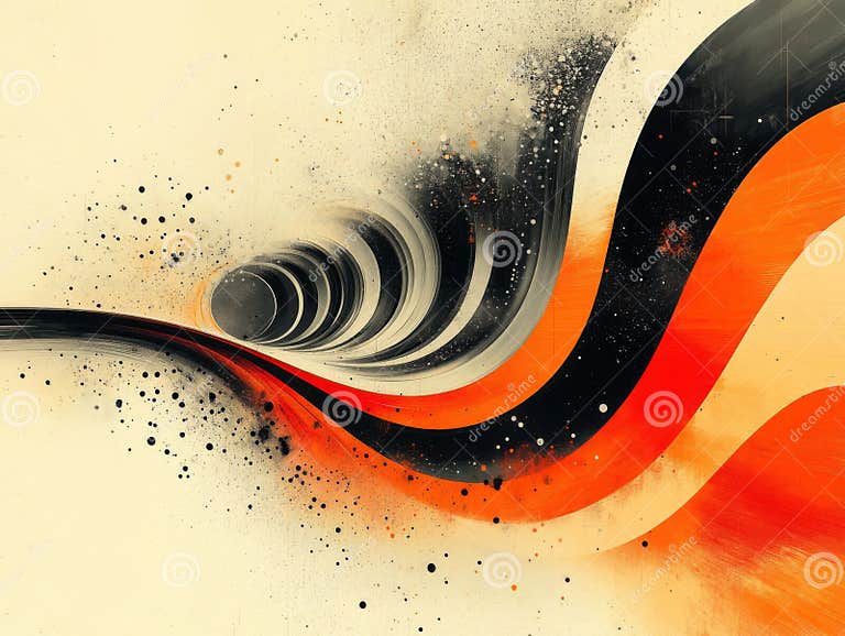 Abstract Futuristic Gradient for Tech Sci-fi Visuals Stock Illustration ...