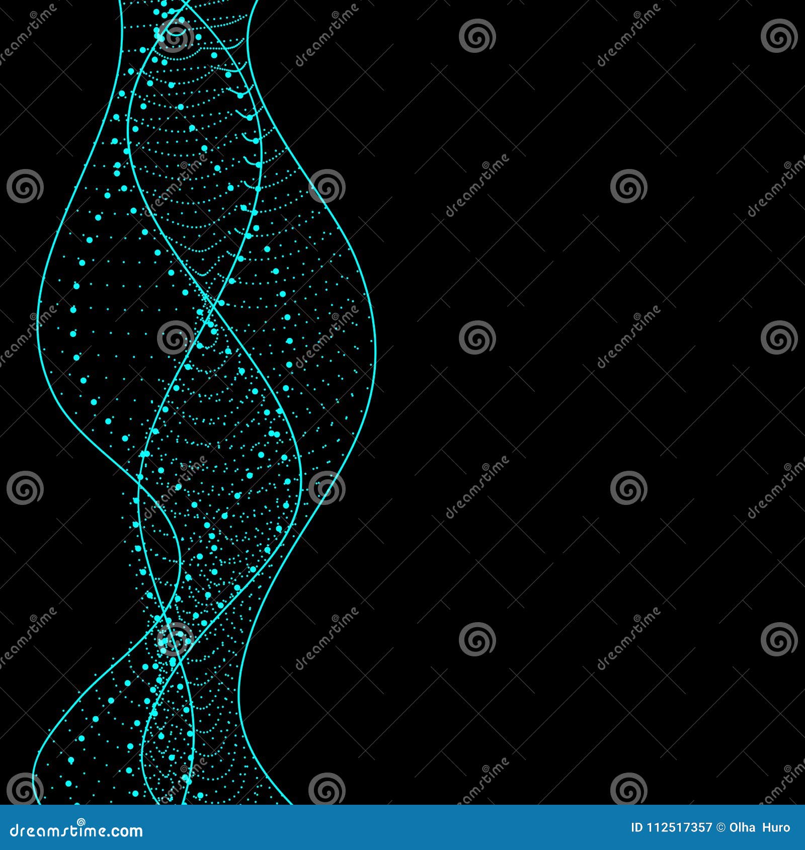 Abstract Futuristic Hi-tech Dotted Line Waves Background. Vector Design ... Abstract Futuristic Hi-tech Dotted Line Waves Background. Vector Design ...