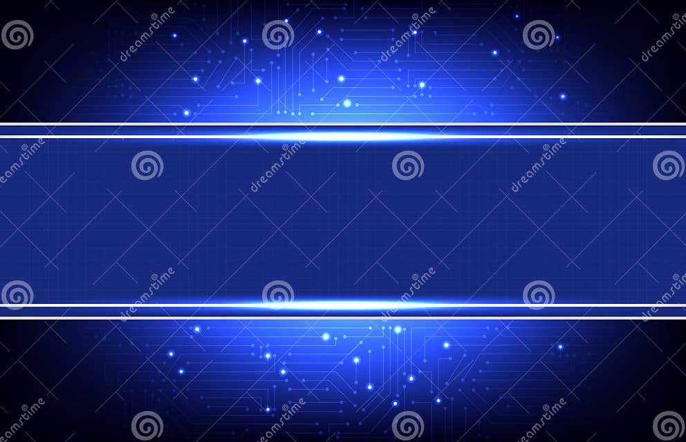 Futuristic Hi Tech Frame Template Design Background Stock Vector ...