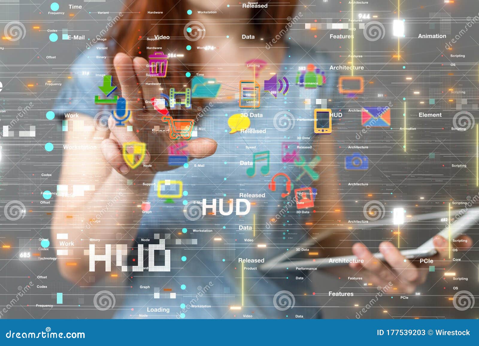 A Abstract Futuristic Infographic with Visual Data Complexity Stock ... A Abstract Futuristic Infographic with Visual Data Complexity Stock ...