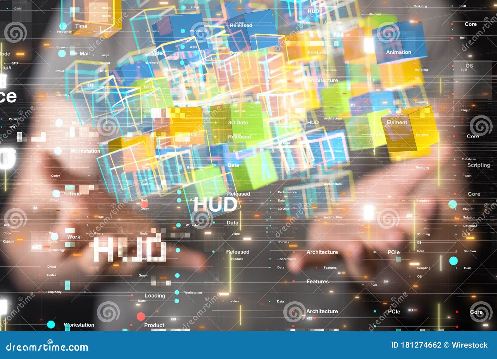 A Abstract Futuristic Infographic with Visual Data Complexity Stock ... A Abstract Futuristic Infographic with Visual Data Complexity Stock ...