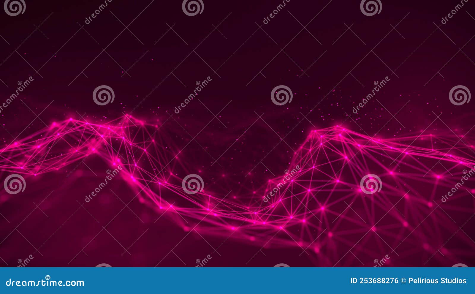 Abstract Futuristic 4K Looped Purple Internet Network Technology Data ...