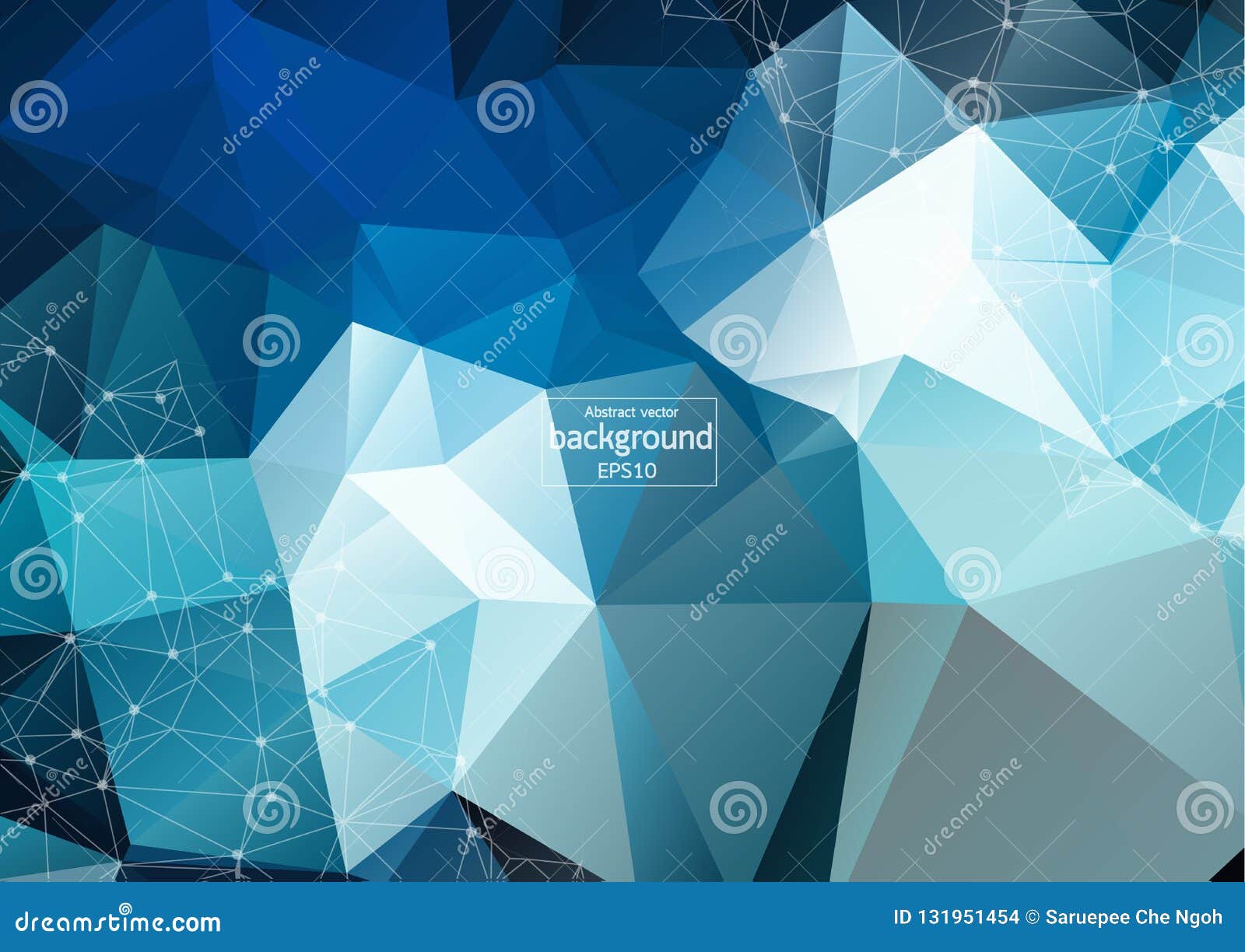 Abstract Futuristic - Molecules Technology with Linear and Polygonal ...