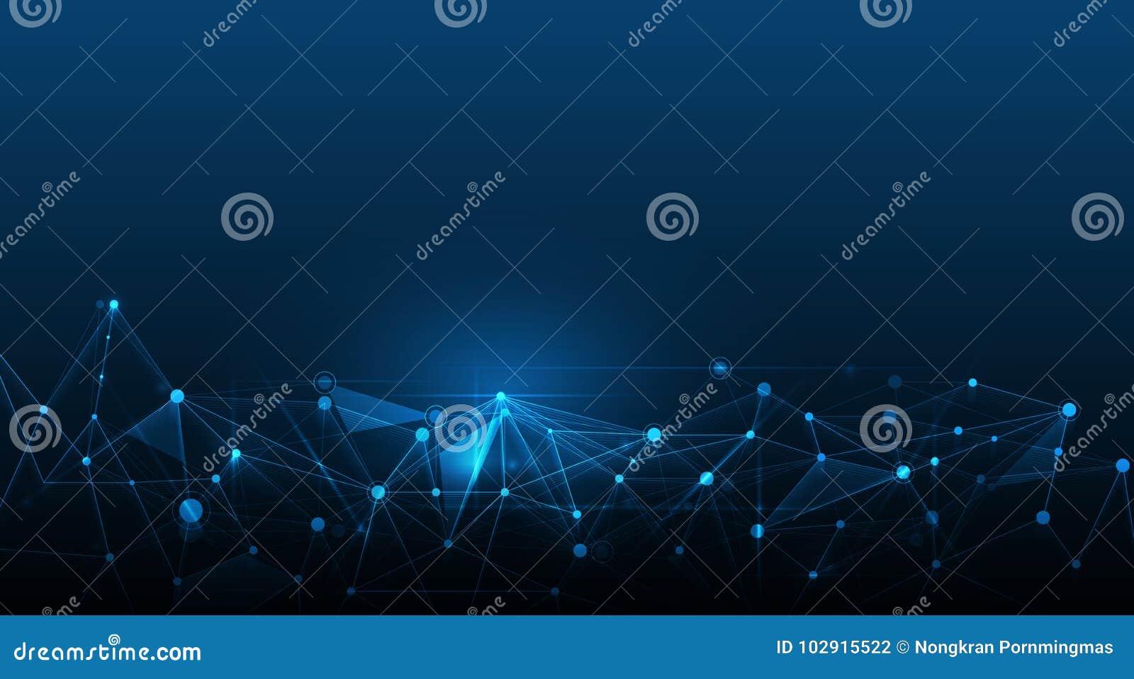 Abstract Futuristic - Molecules Technology Background Stock Vector ...
