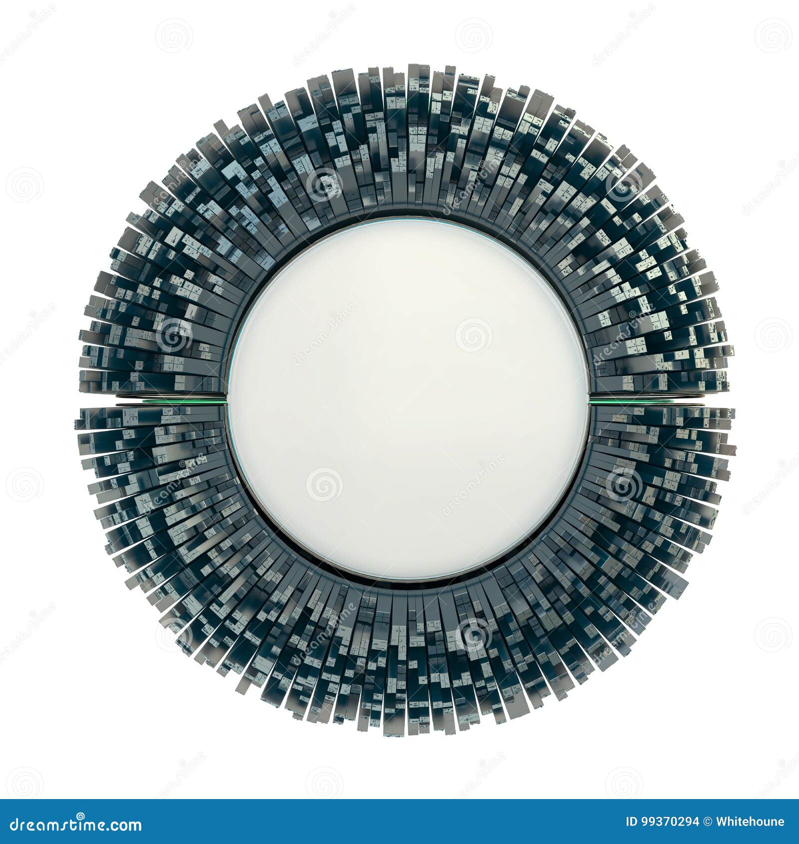 Abstract futuristic object stock photo. Image of futuristic - 99370294