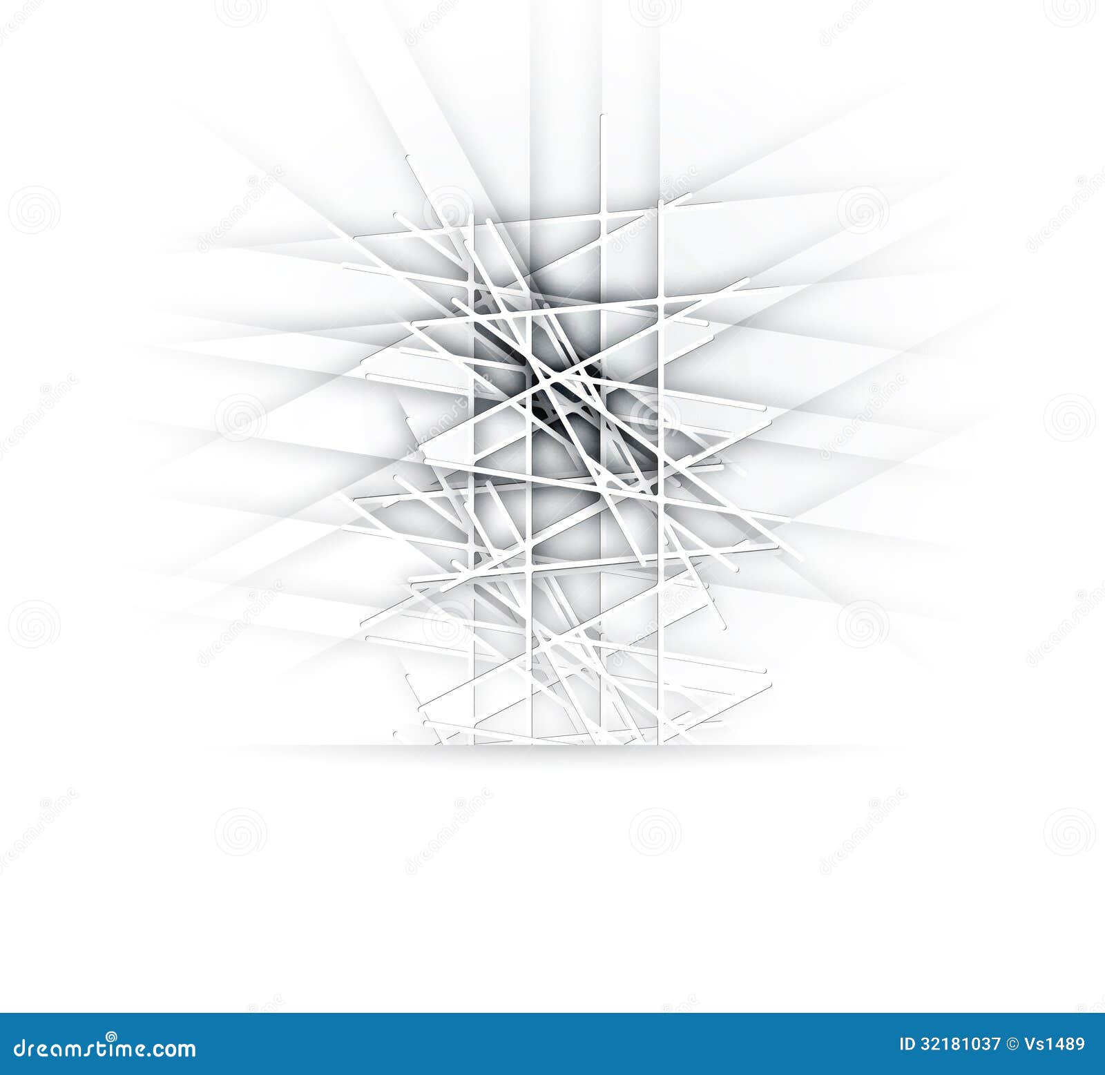 Abstract Futuristic Paper Graphics Backround Stock Illustration ...