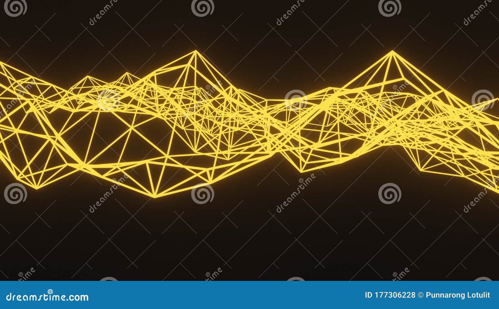 Abstract Futuristic Sci Alien Spaceship Frame 3D Render Illustration ...