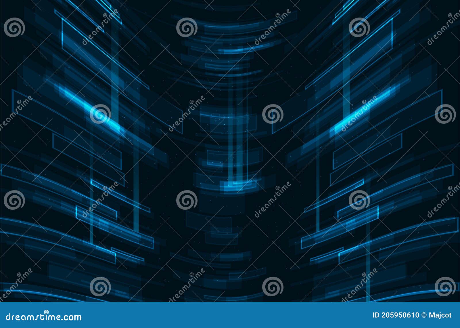 Abstract Futuristic Science Background Stock Vector - Illustration of ...