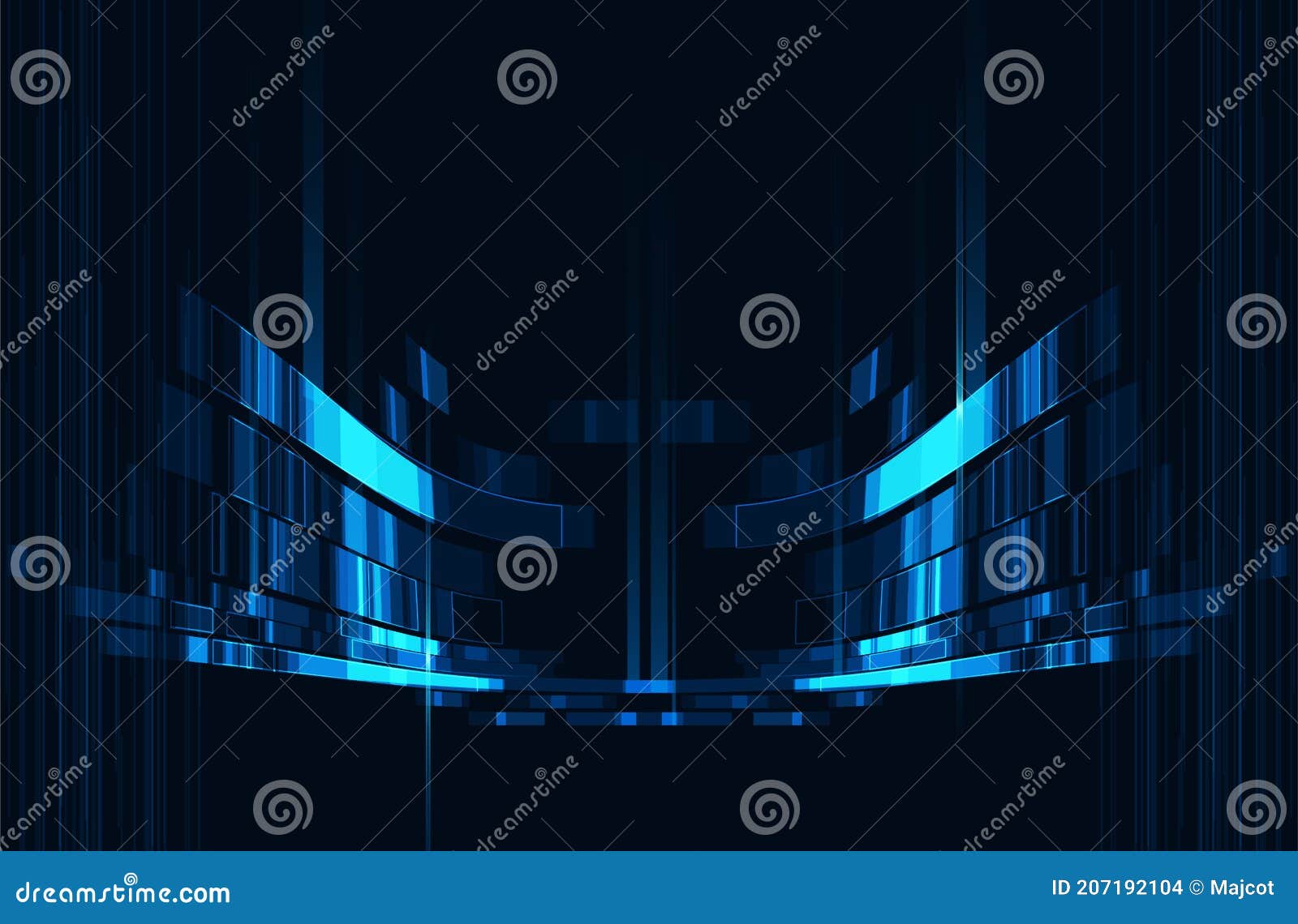 Abstract Futuristic Science Background Stock Vector - Illustration of ...
