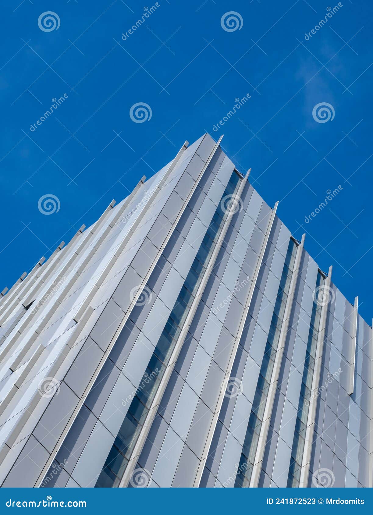 Abstract Futuristic Skyscraper Stock Image - Image of high, finance ...